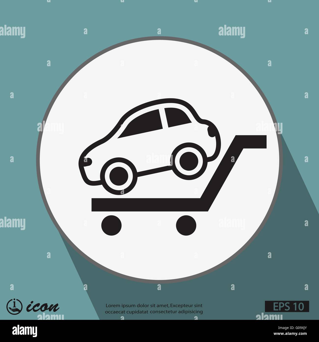 car in hand icon Stock Vector Image & Art - Alamy