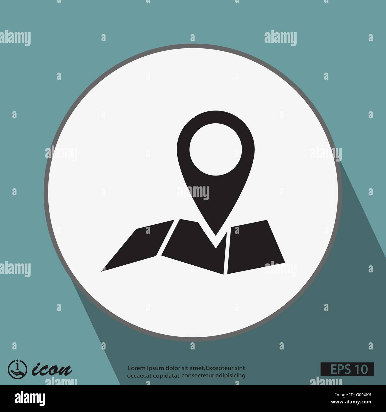 Map icon icon Stock Vector Image & Art - Alamy