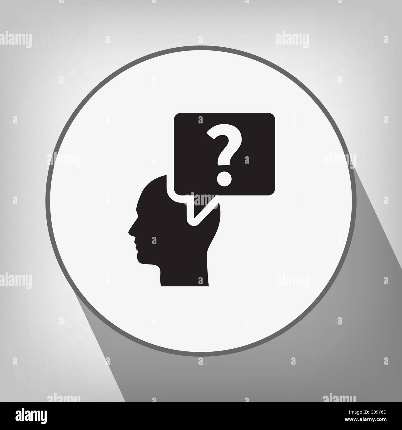 question mark and man icon Stock Vector Image & Art - Alamy