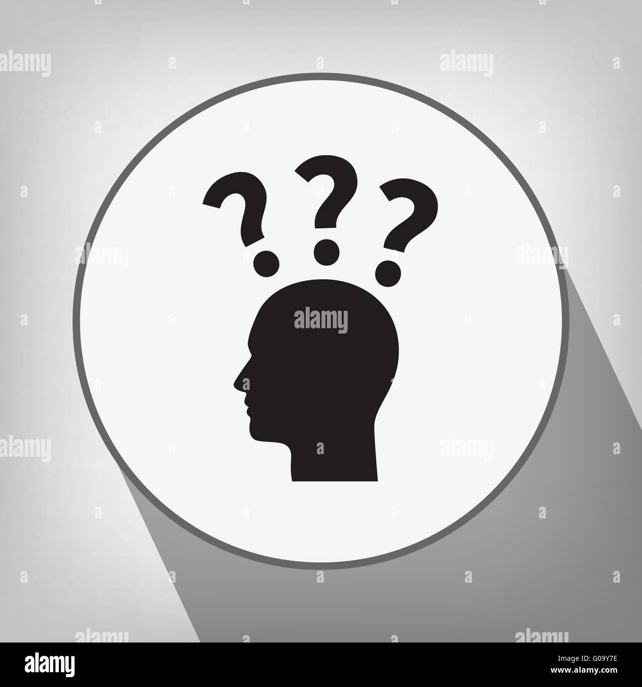 question mark and man icon Stock Vector Image & Art - Alamy