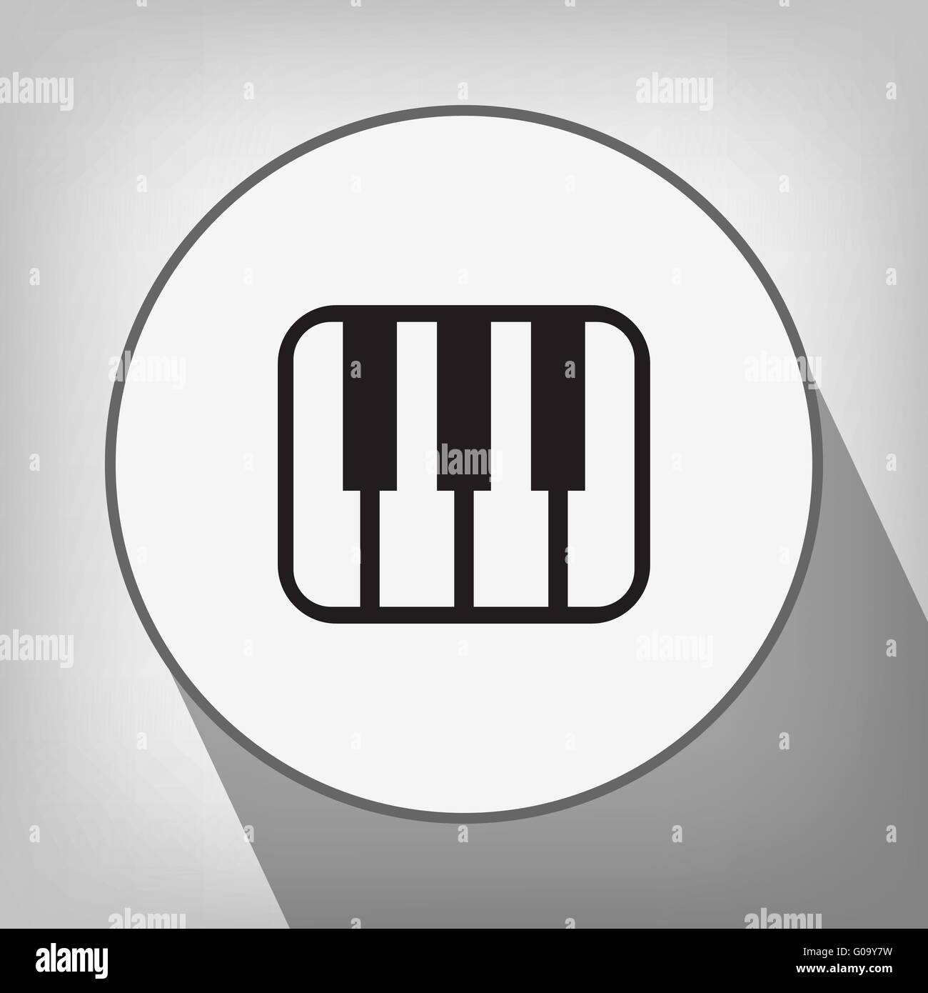 music keyboard icon Stock Vector Image & Art - Alamy