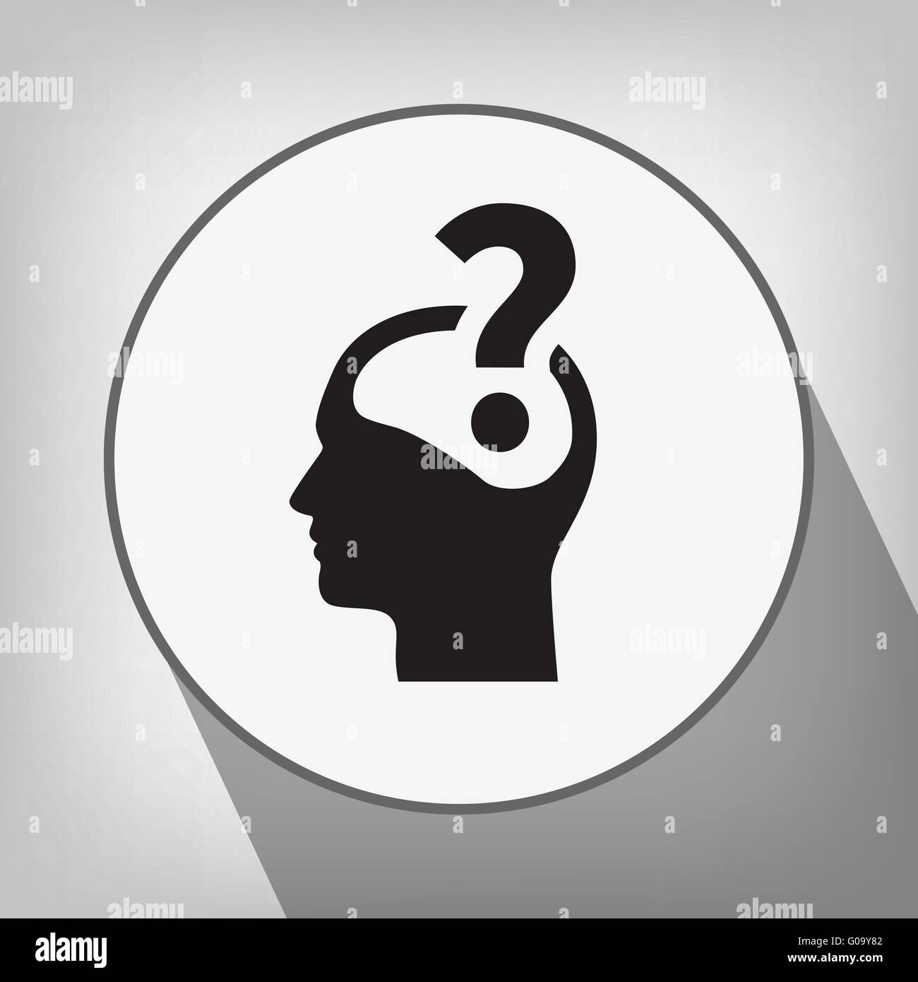 question mark and man icon Stock Vector Image & Art - Alamy