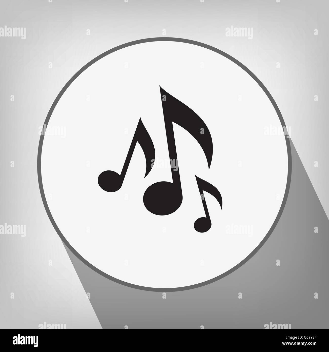 music note icon Stock Vector Image & Art - Alamy