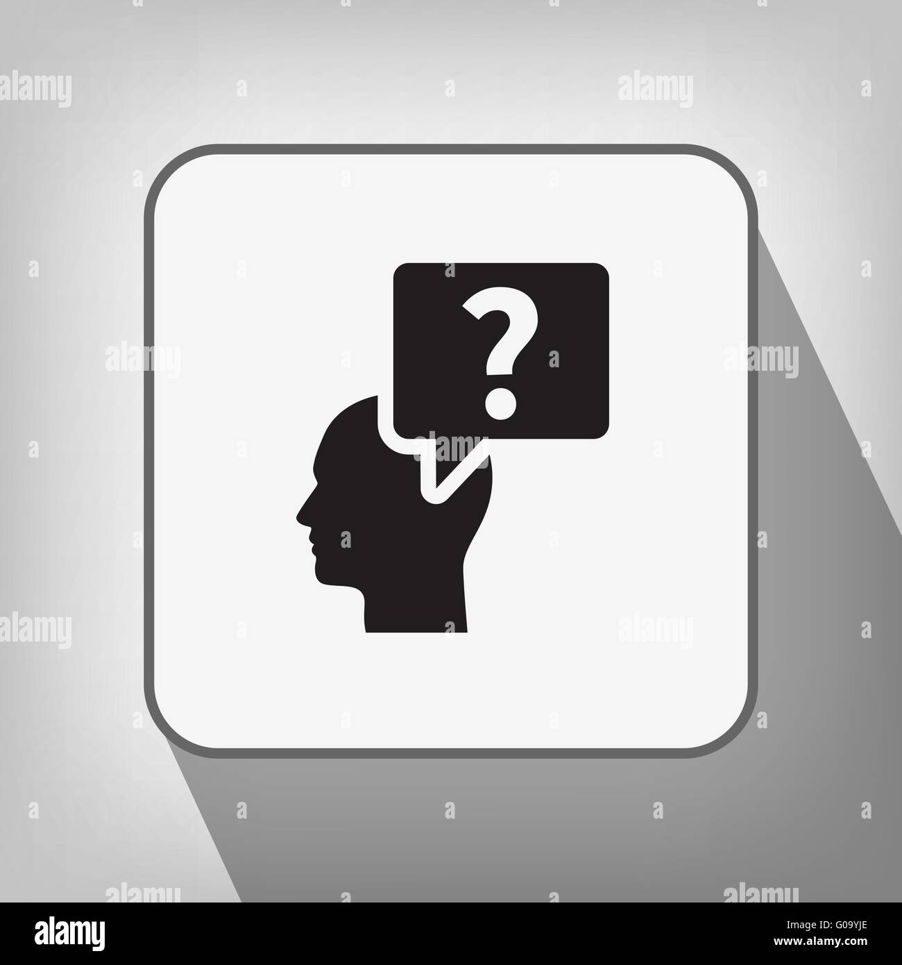 question mark and man icon Stock Vector Image & Art - Alamy