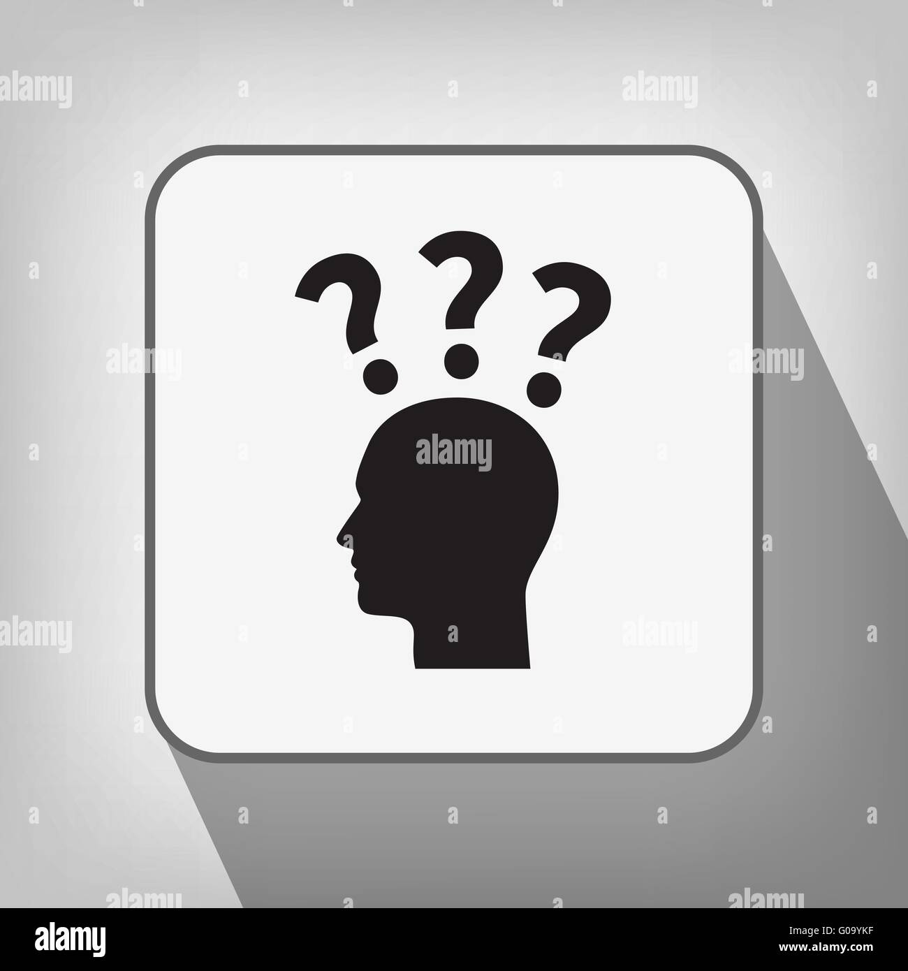 question mark and man icon Stock Vector Image & Art - Alamy