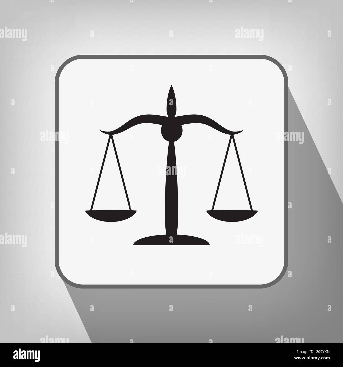 justice scales icon Stock Vector Image & Art - Alamy