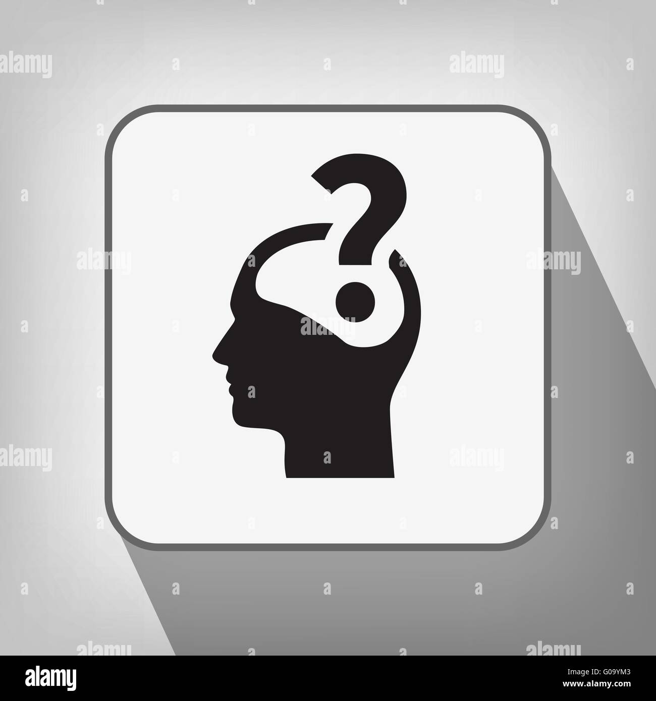 question mark and man icon Stock Vector Image & Art - Alamy
