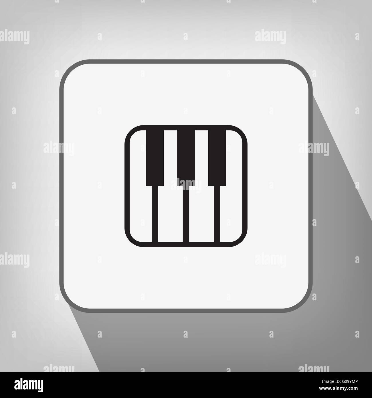 music keyboard icon Stock Vector Image & Art - Alamy