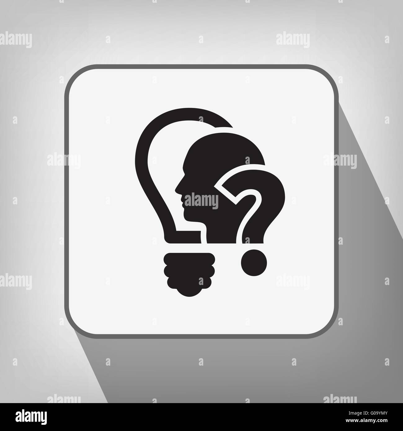 question mark and man icon Stock Vector Image & Art - Alamy