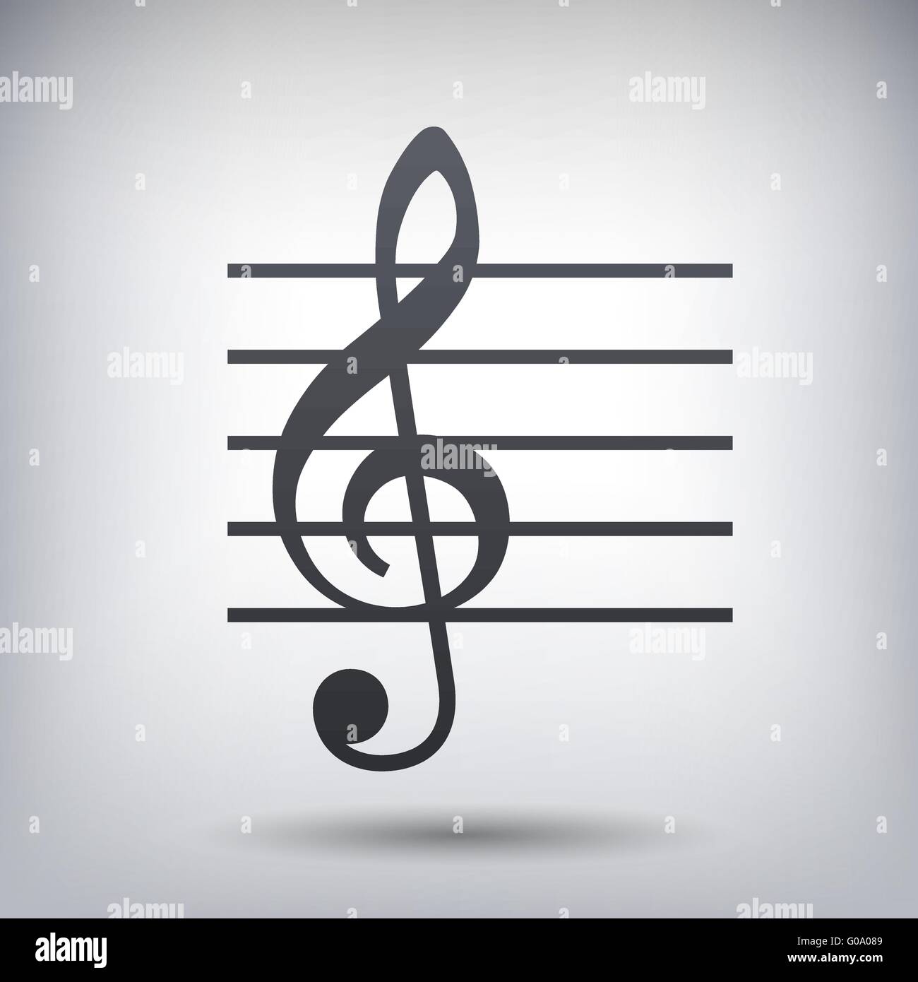 Pictograph of music key Stock Vector Image & Art - Alamy