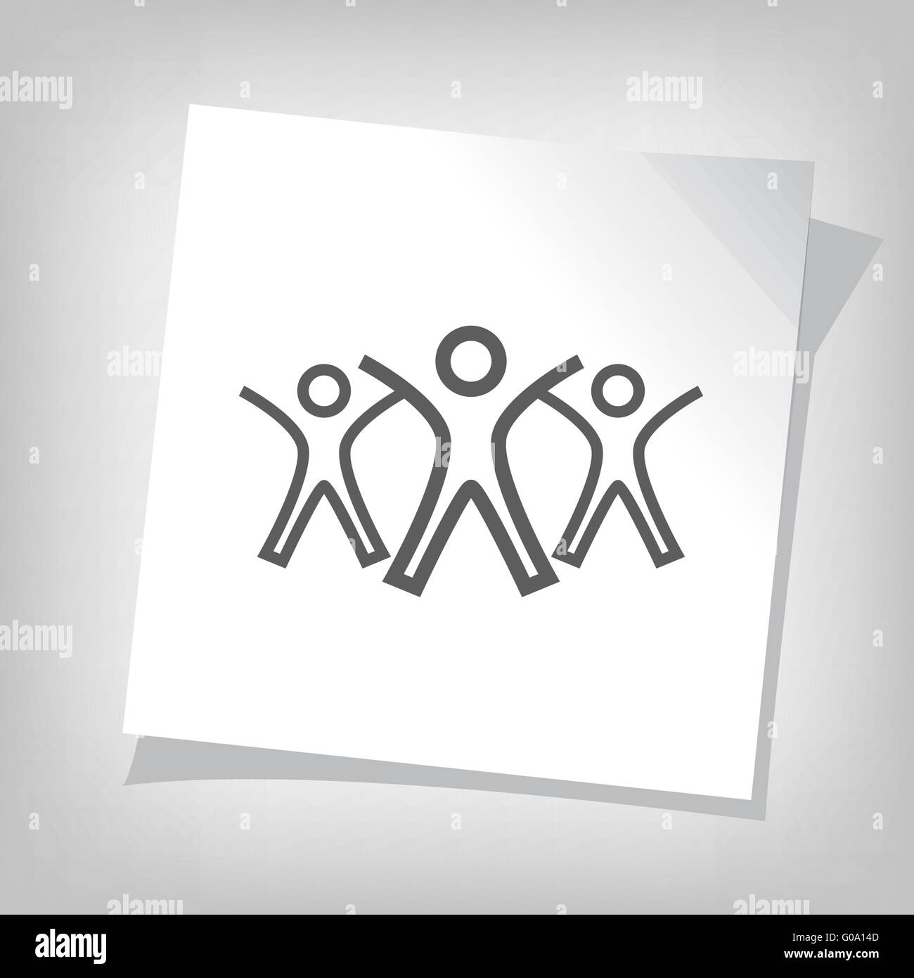 Pictograph of success team Stock Vector Image & Art - Alamy