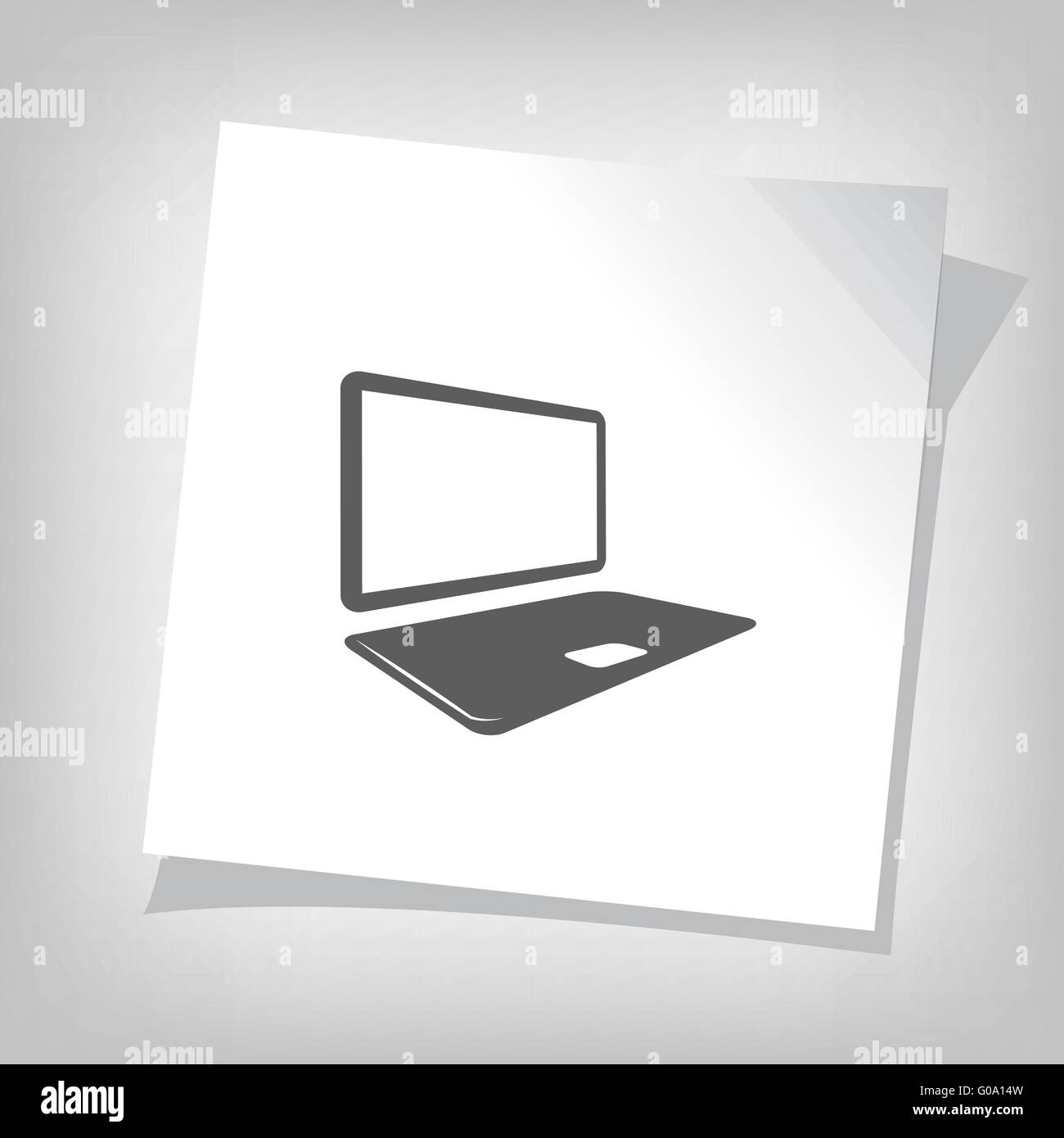 Pictograph of computer Stock Vector Image & Art - Alamy