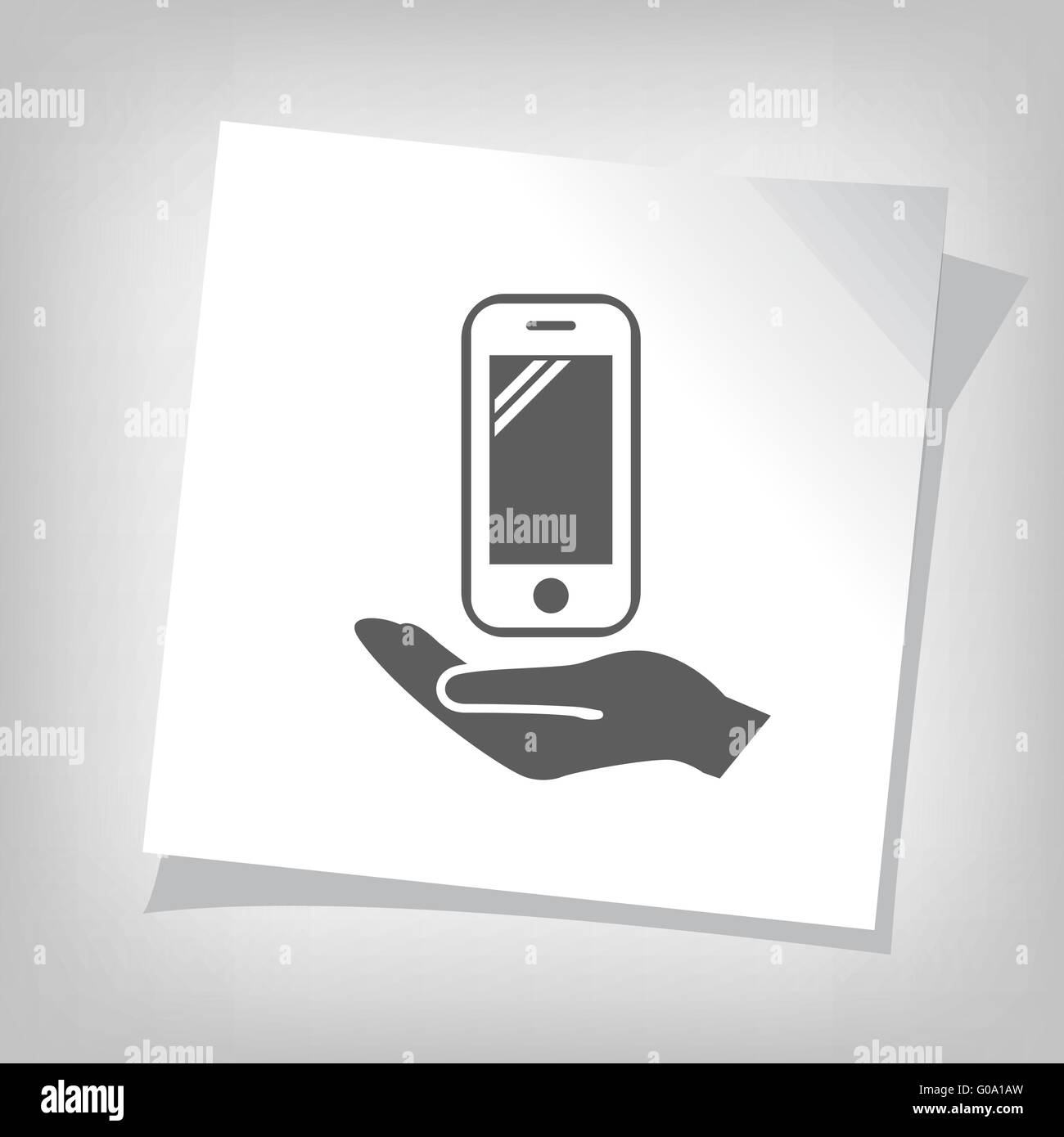 Pictograph of mobile Stock Vector Image & Art - Alamy