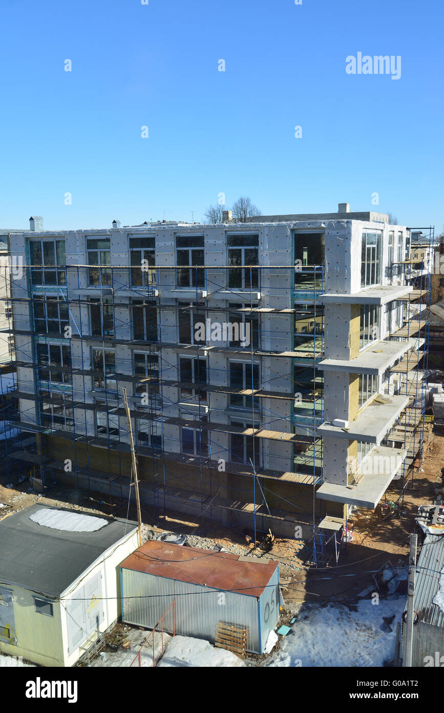 construction of small building Stock Photo - Alamy