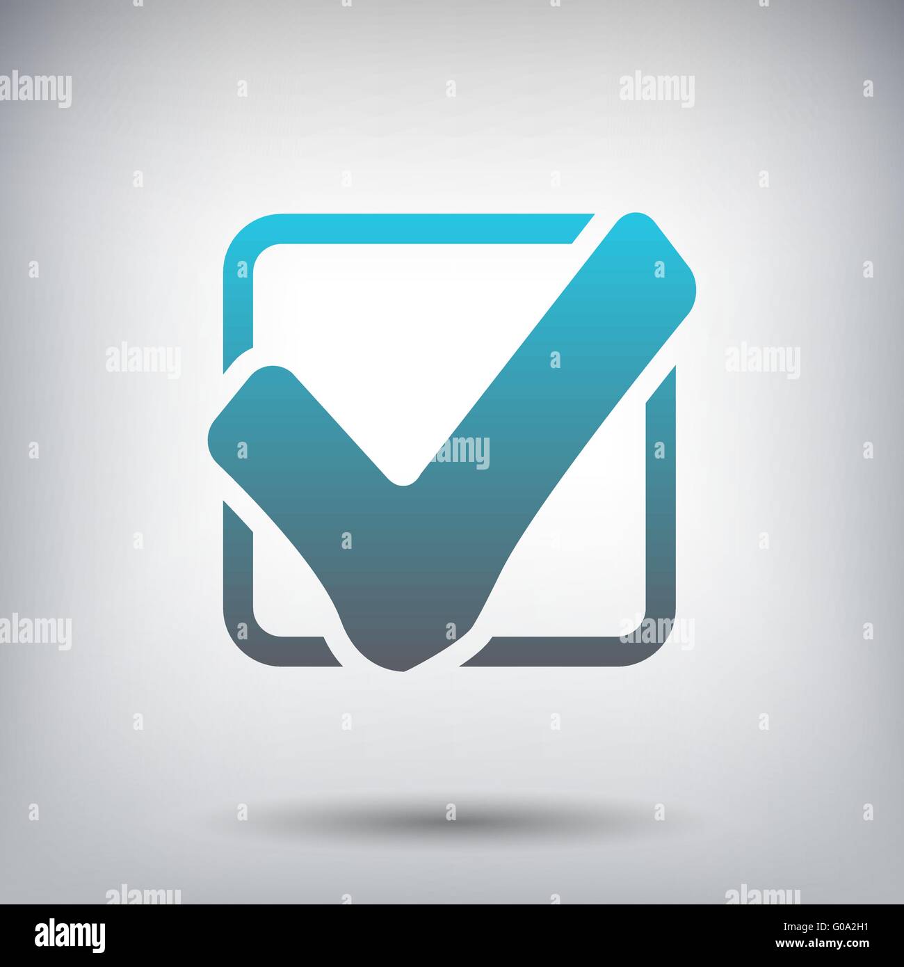 Pictograph of check mark Stock Vector Image & Art - Alamy