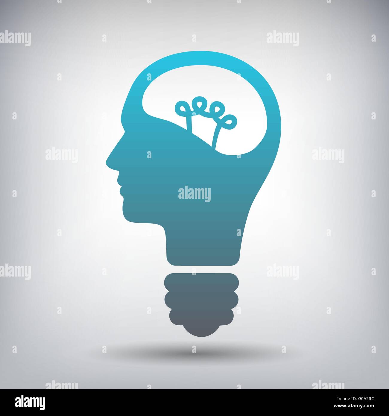 Pictograph of bulb concept Stock Vector Image & Art - Alamy