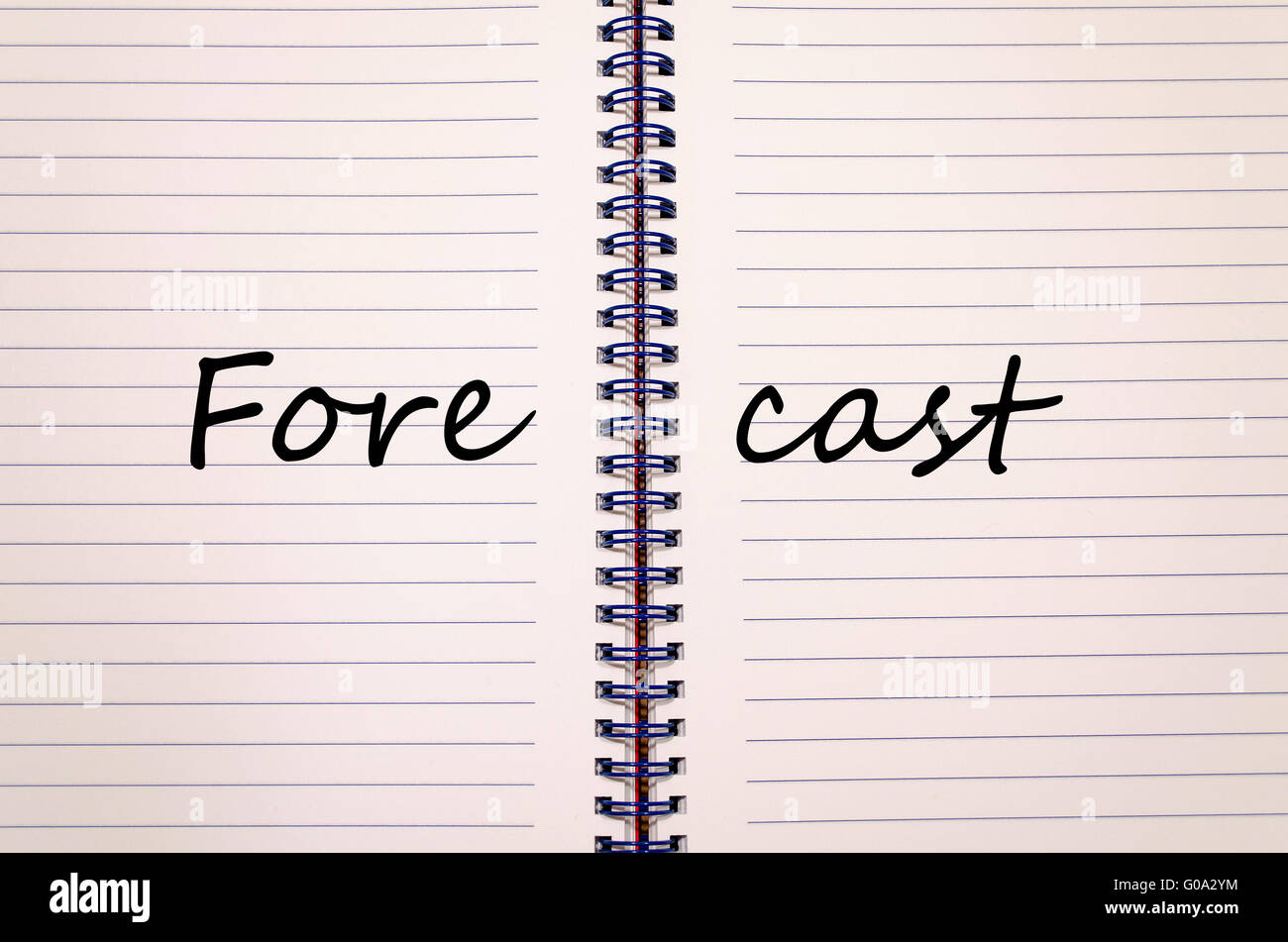 Forecasting text hi-res stock photography and images - Alamy