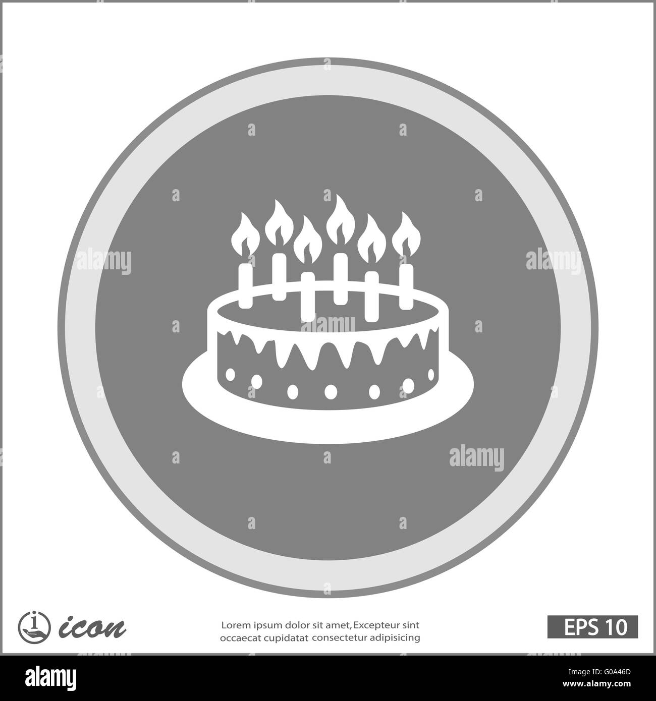 cake icon Stock Vector Image & Art - Alamy