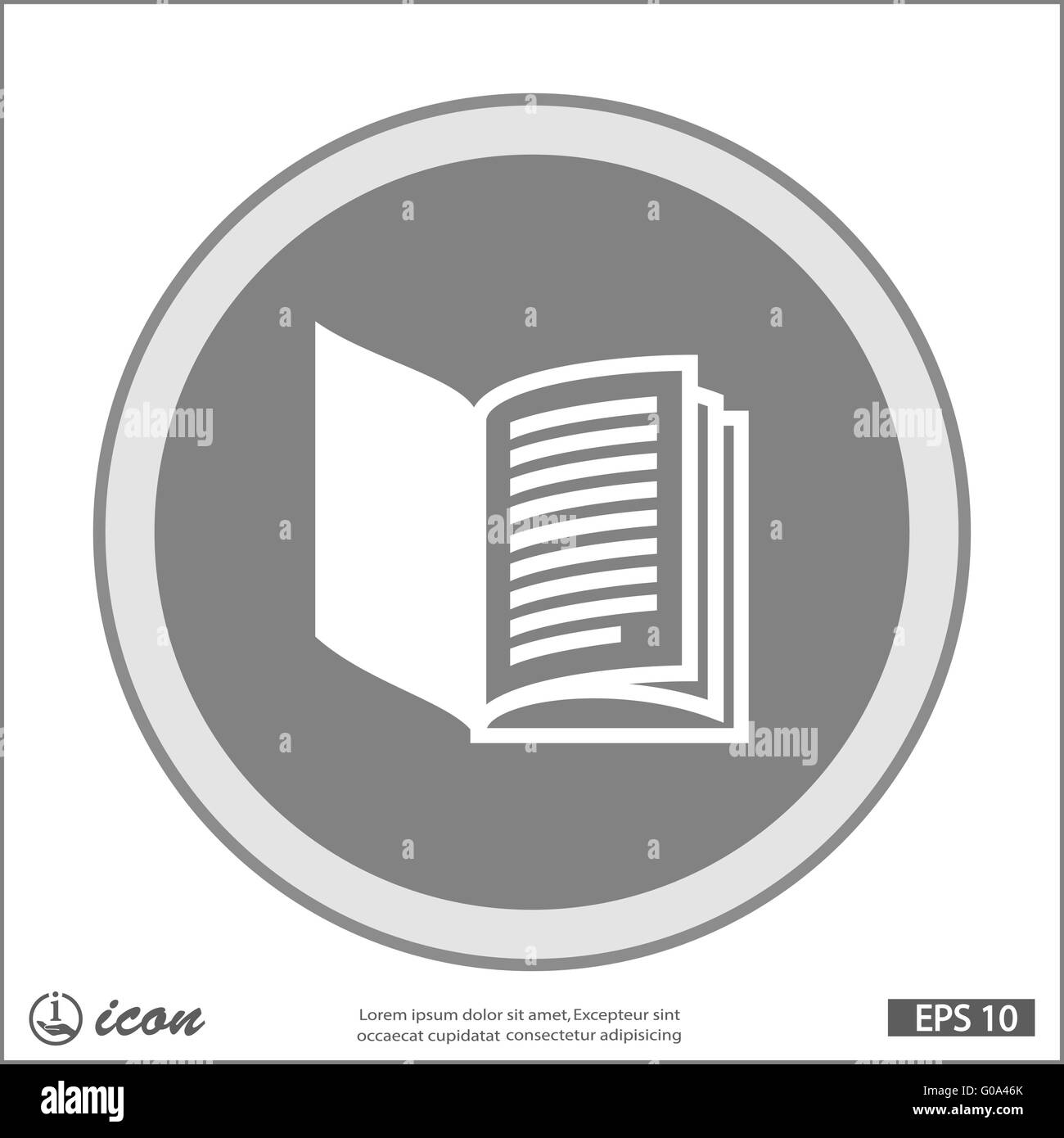 book icon Stock Vector Image & Art - Alamy