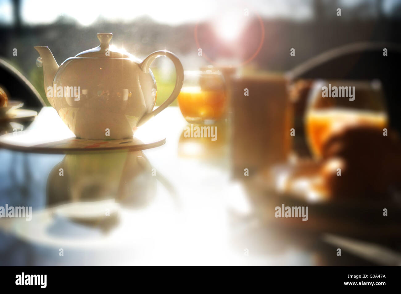 Tea for breakfast hi-res stock photography and images - Alamy