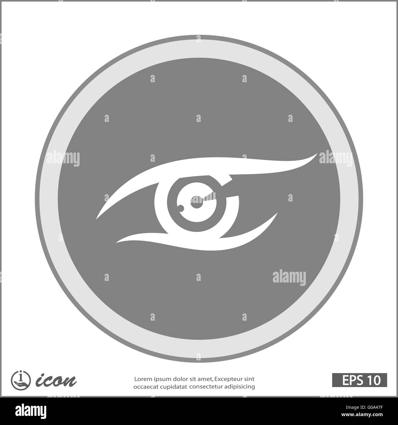 eye icon Stock Vector Image & Art - Alamy