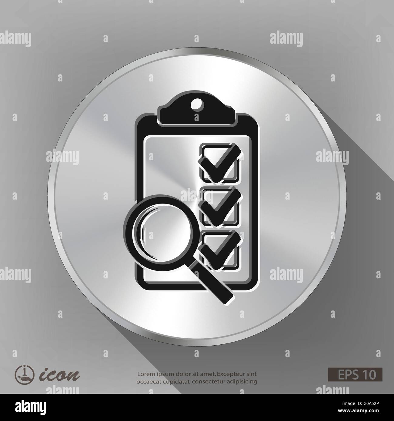 checklist icon Stock Vector Image & Art - Alamy