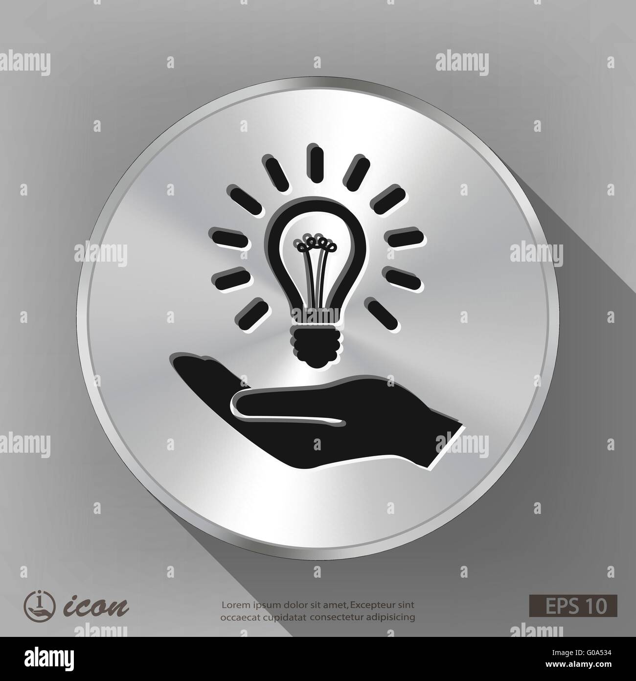 bulb icon Stock Vector Image & Art - Alamy