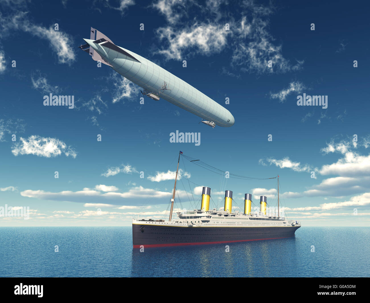 Zeppelin luftschiffe hi-res stock photography and images - Alamy