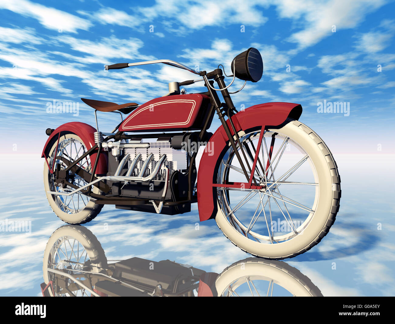 3d motorcycle hi-res stock photography and images - Alamy