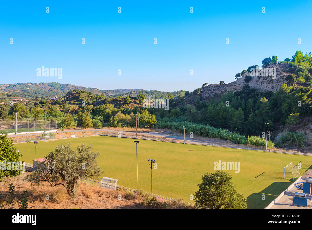Remote football field hi-res stock photography and images - Alamy