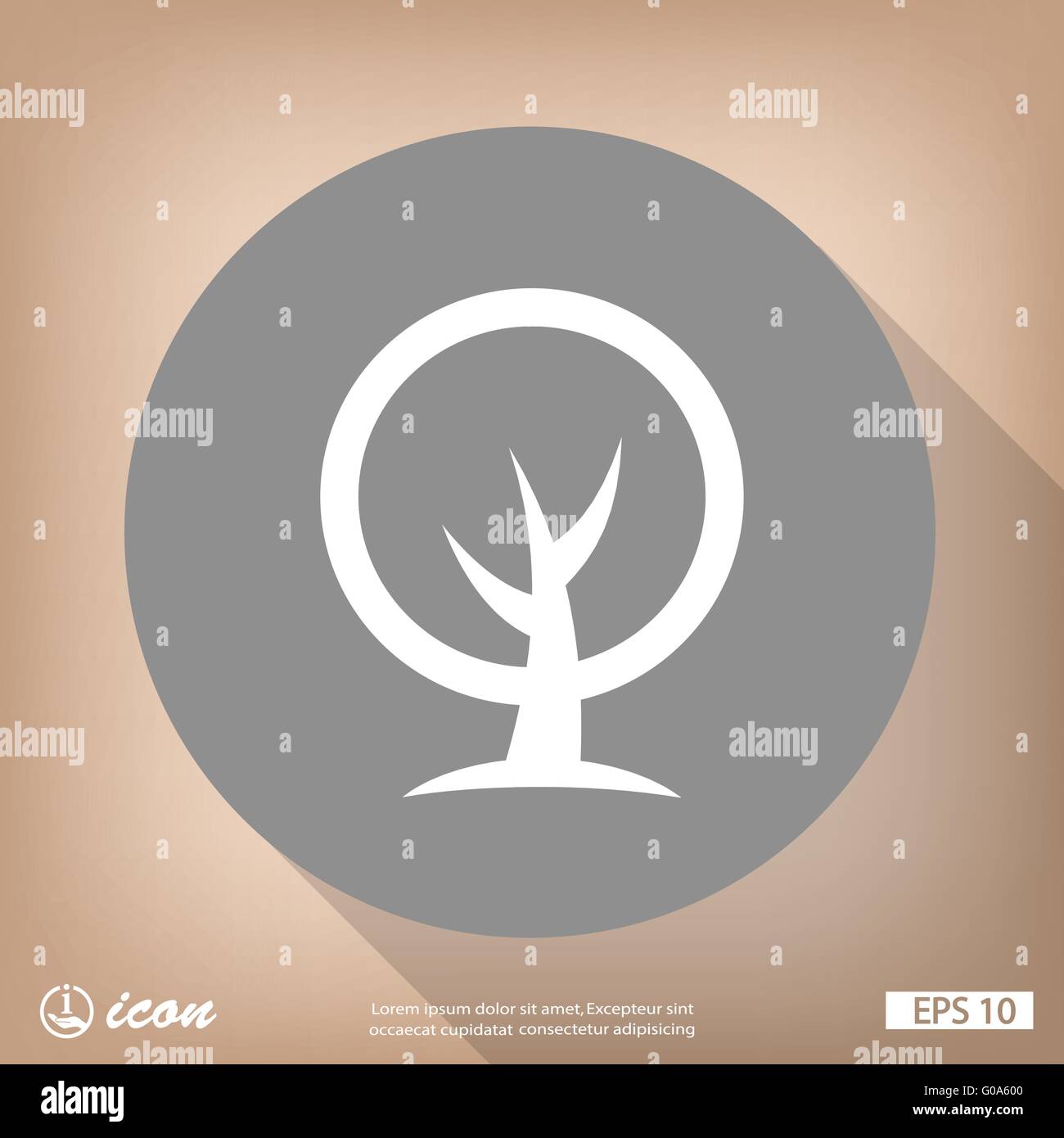 Pictograph of tree Stock Vector Image & Art - Alamy