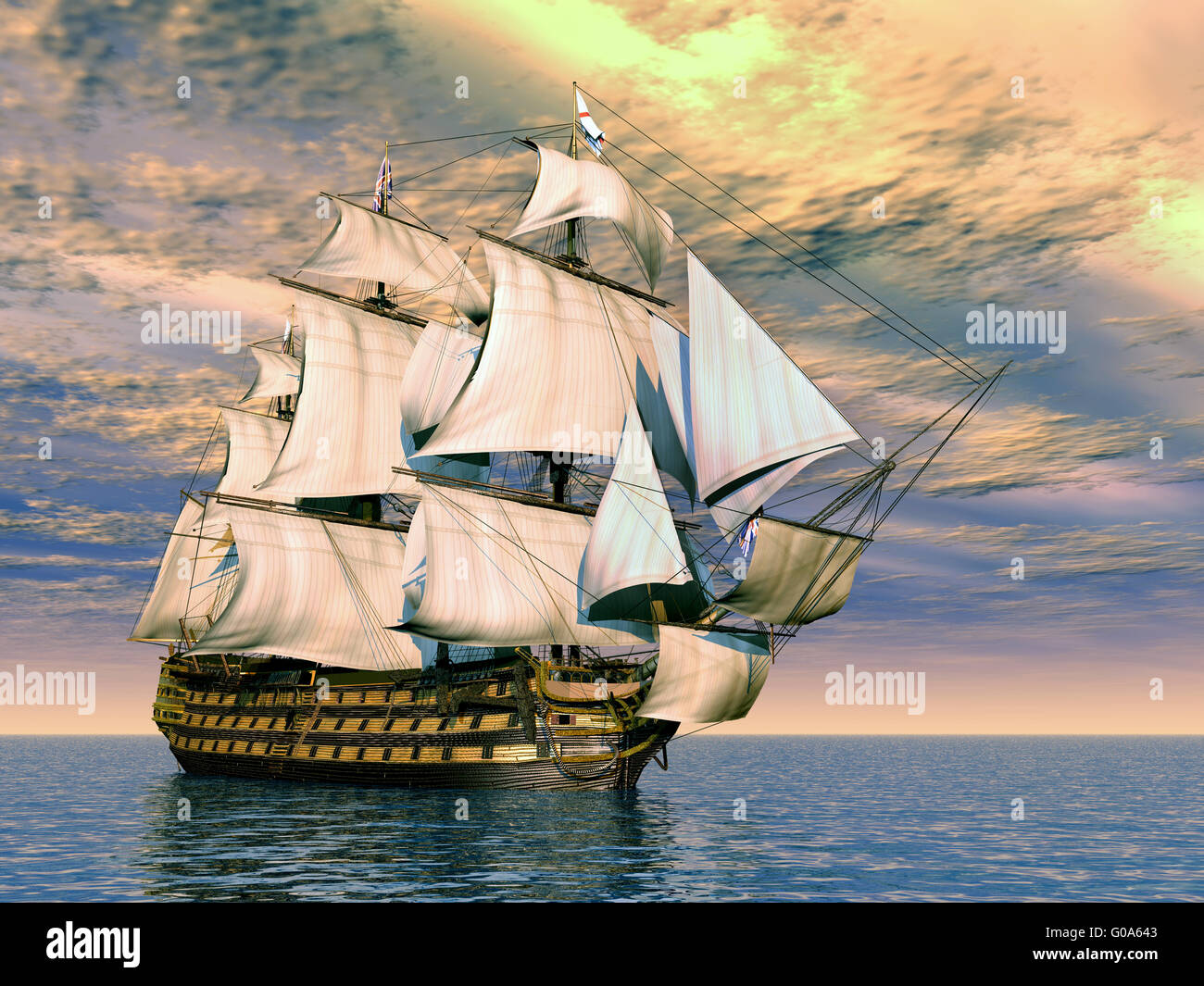 Schiff hms victory hi-res stock photography and images - Alamy