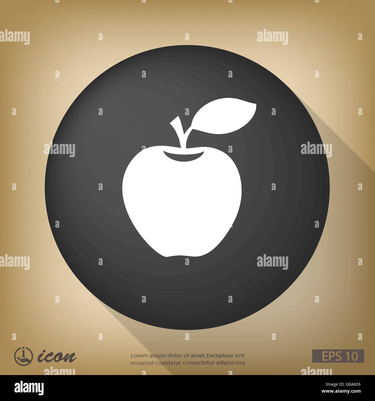 Pictograph of apple Stock Vector Image & Art - Alamy