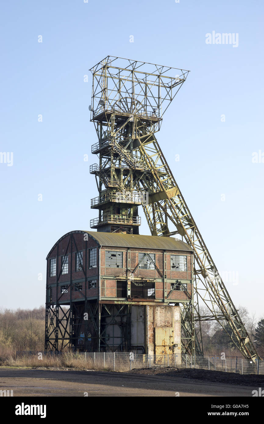 Pithead in closed coal mine hi-res stock photography and images - Alamy