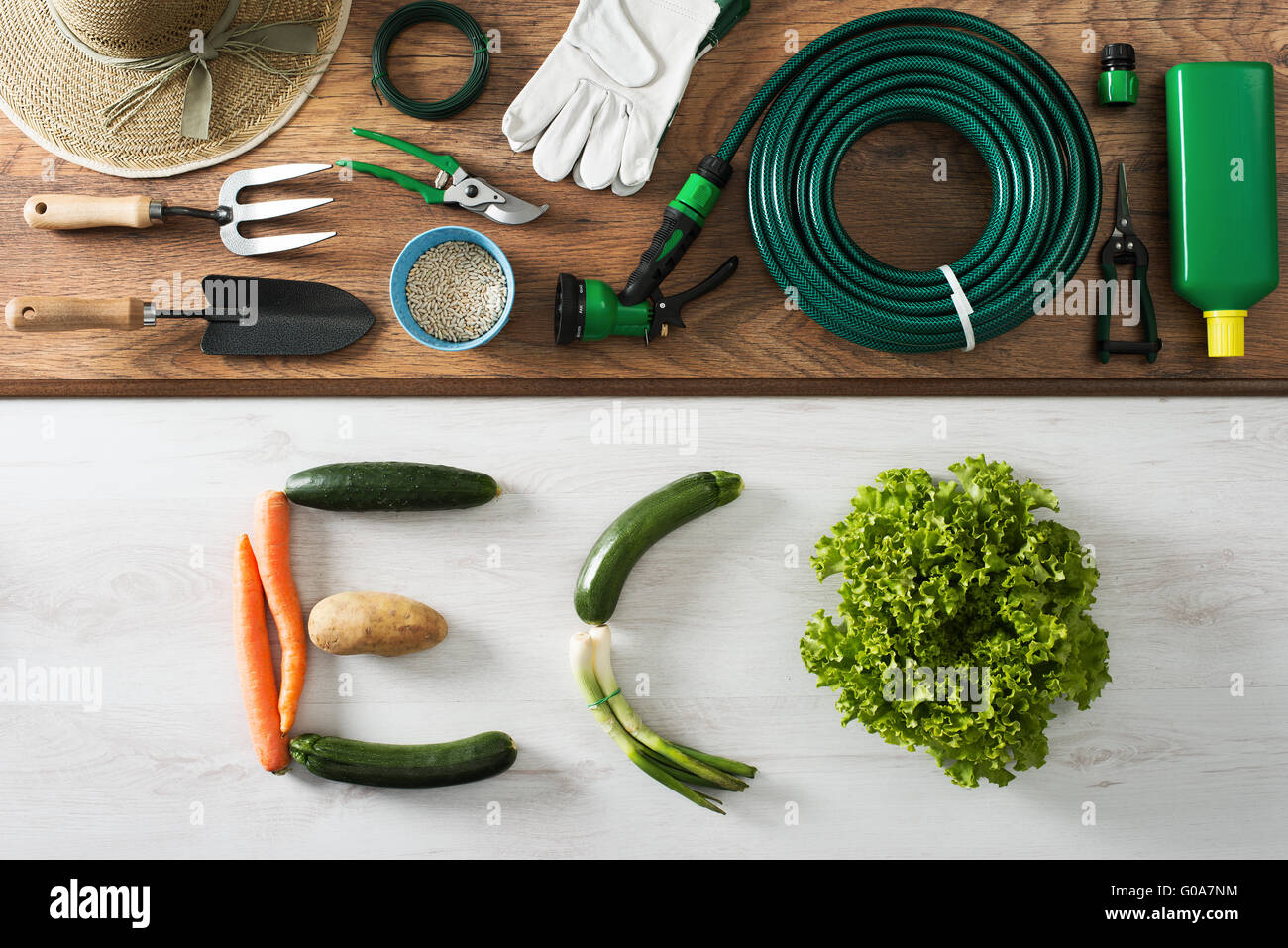 Word eco composed green hi-res stock photography and images - Alamy