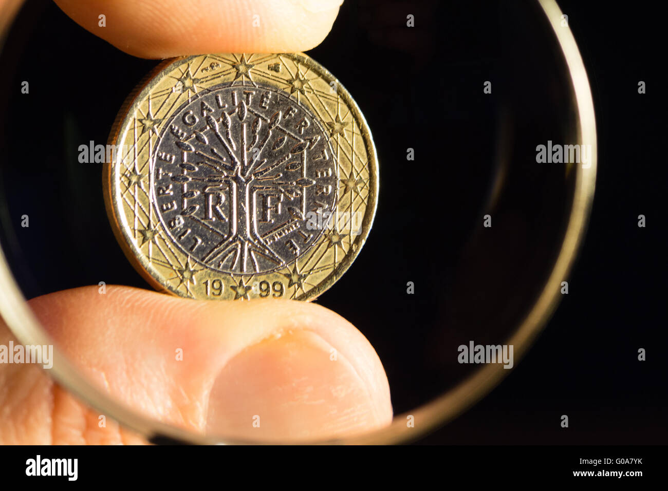 Euro coin france hi-res stock photography and images - Alamy