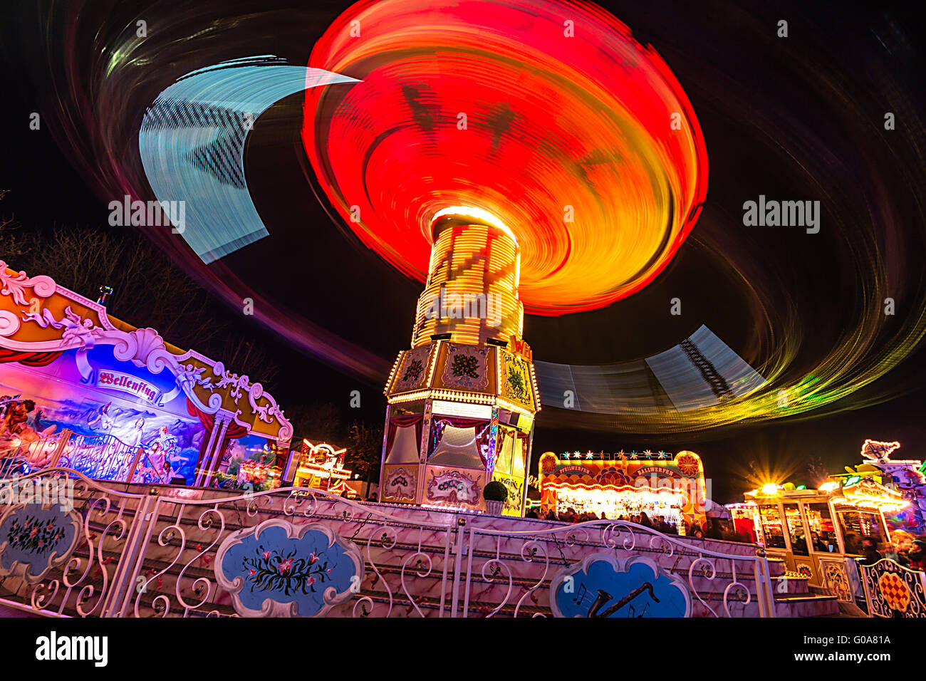Oktoberfest carousel merry go round hi-res stock photography and images ...