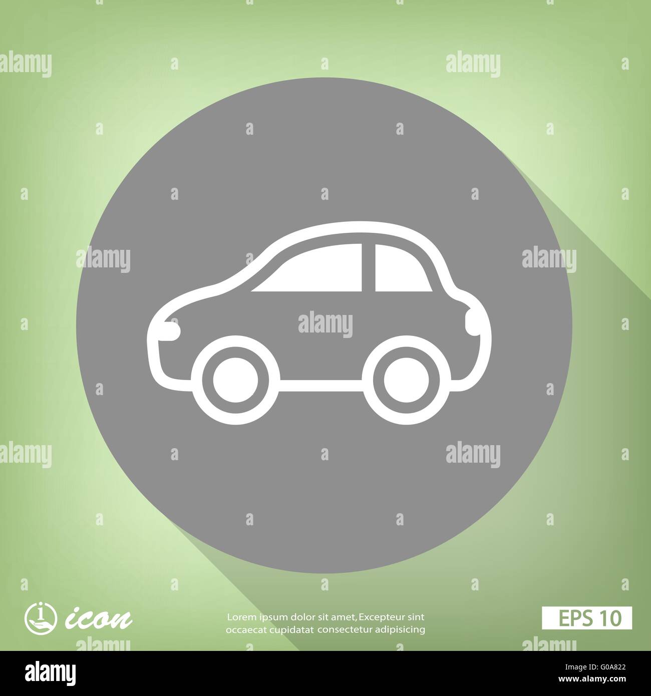 Pictograph of car Stock Vector Image & Art - Alamy