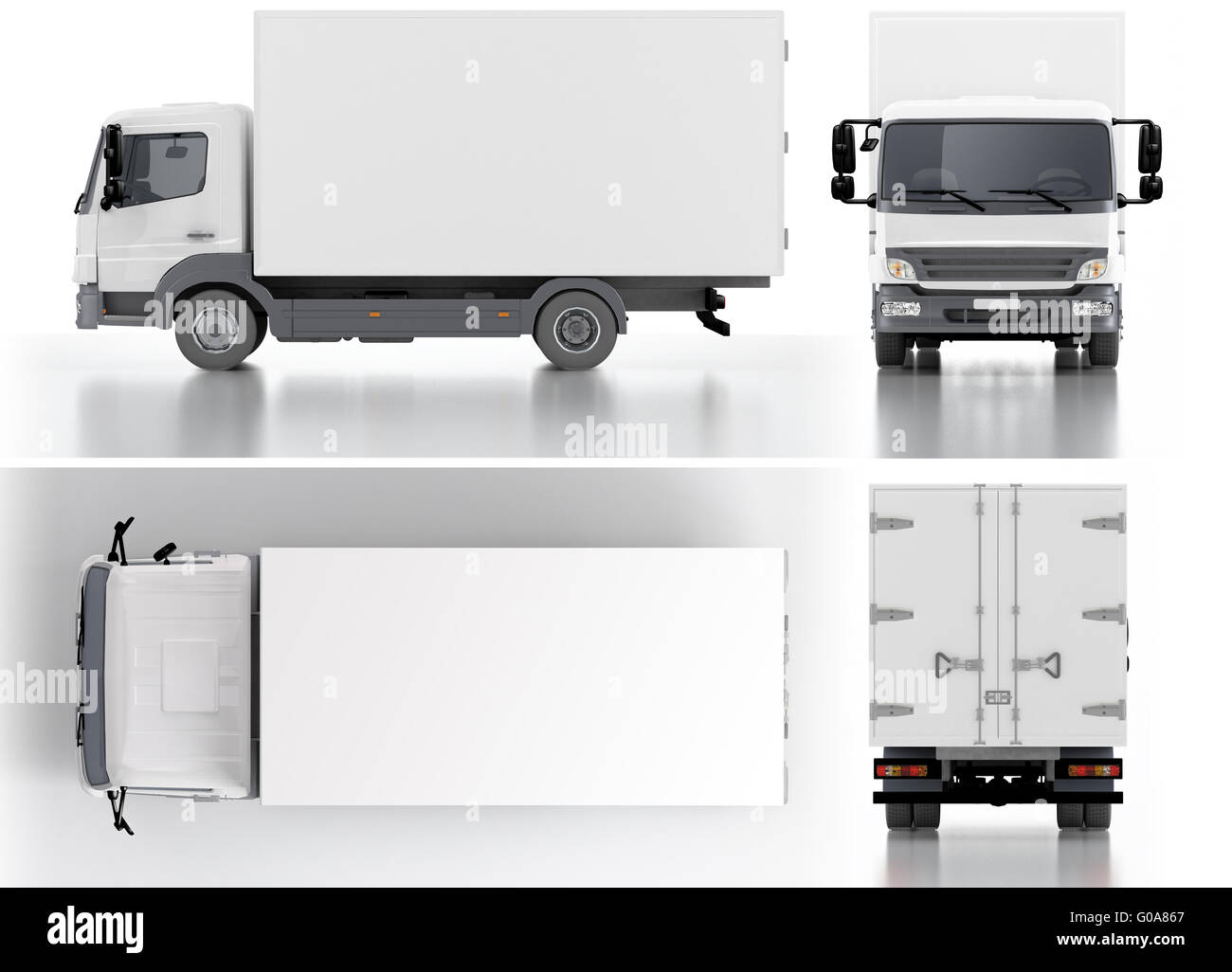 Delivery / Cargo Truck Stock Photo - Alamy