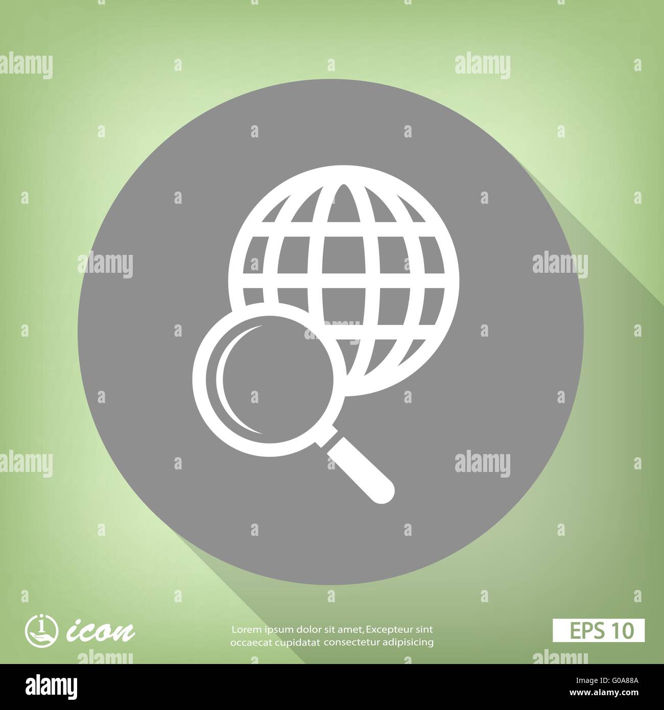 Pictograph of search Stock Vector Image & Art - Alamy