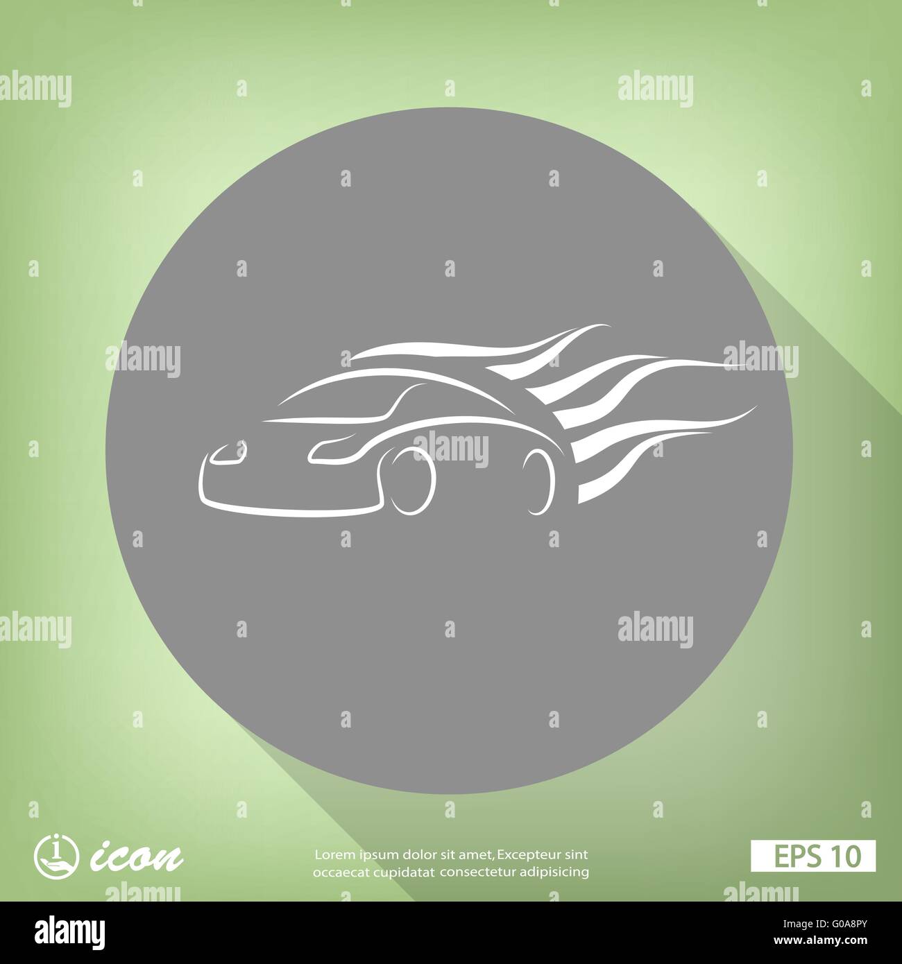 Pictograph of car Stock Vector Image & Art - Alamy