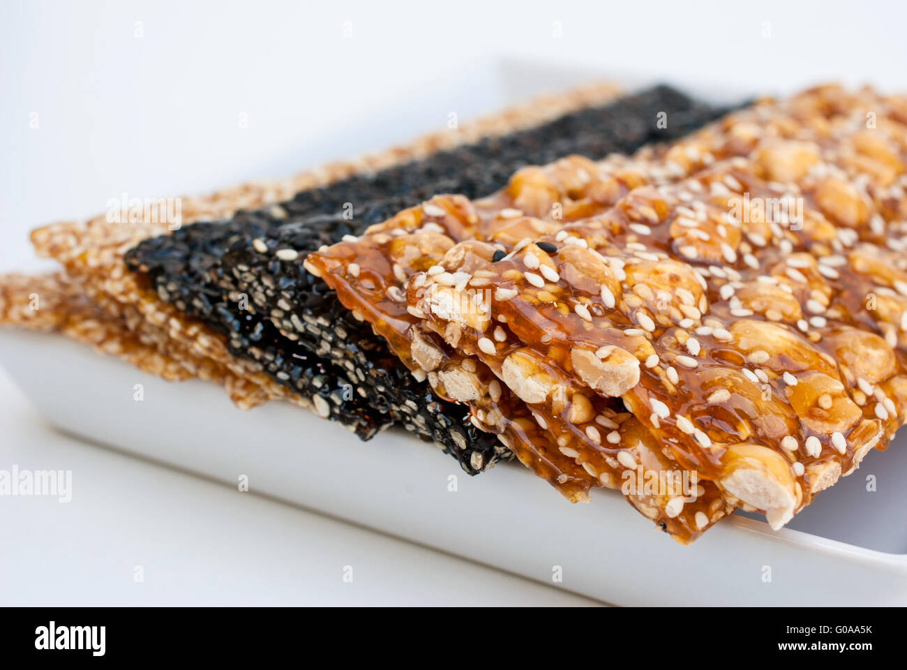 Sesame peanut bar hi-res stock photography and images - Alamy