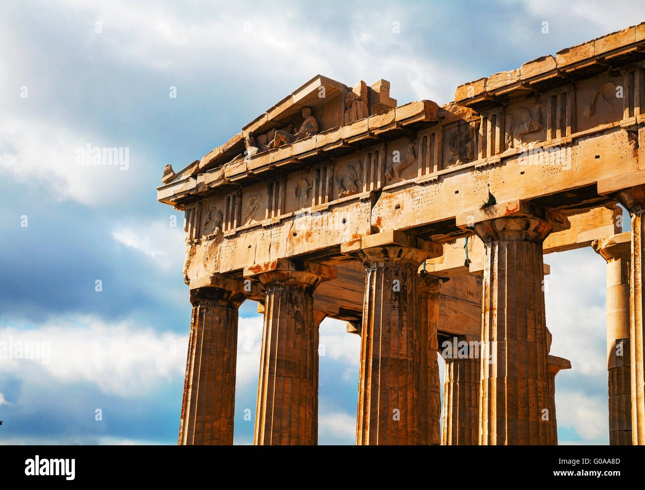 Parthenon Close Up Acropolis In High Resolution Stock Photography and ...
