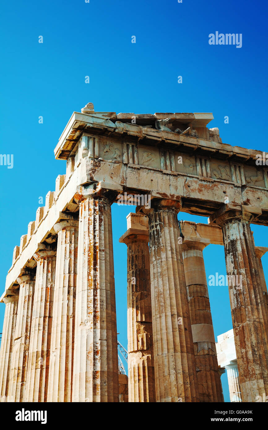 Parthenon Close Up Acropolis In High Resolution Stock Photography and ...