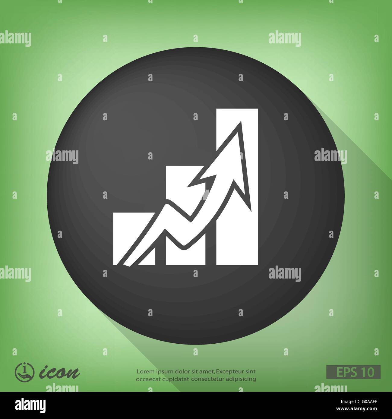 Pictograph of graph Stock Vector Image & Art - Alamy