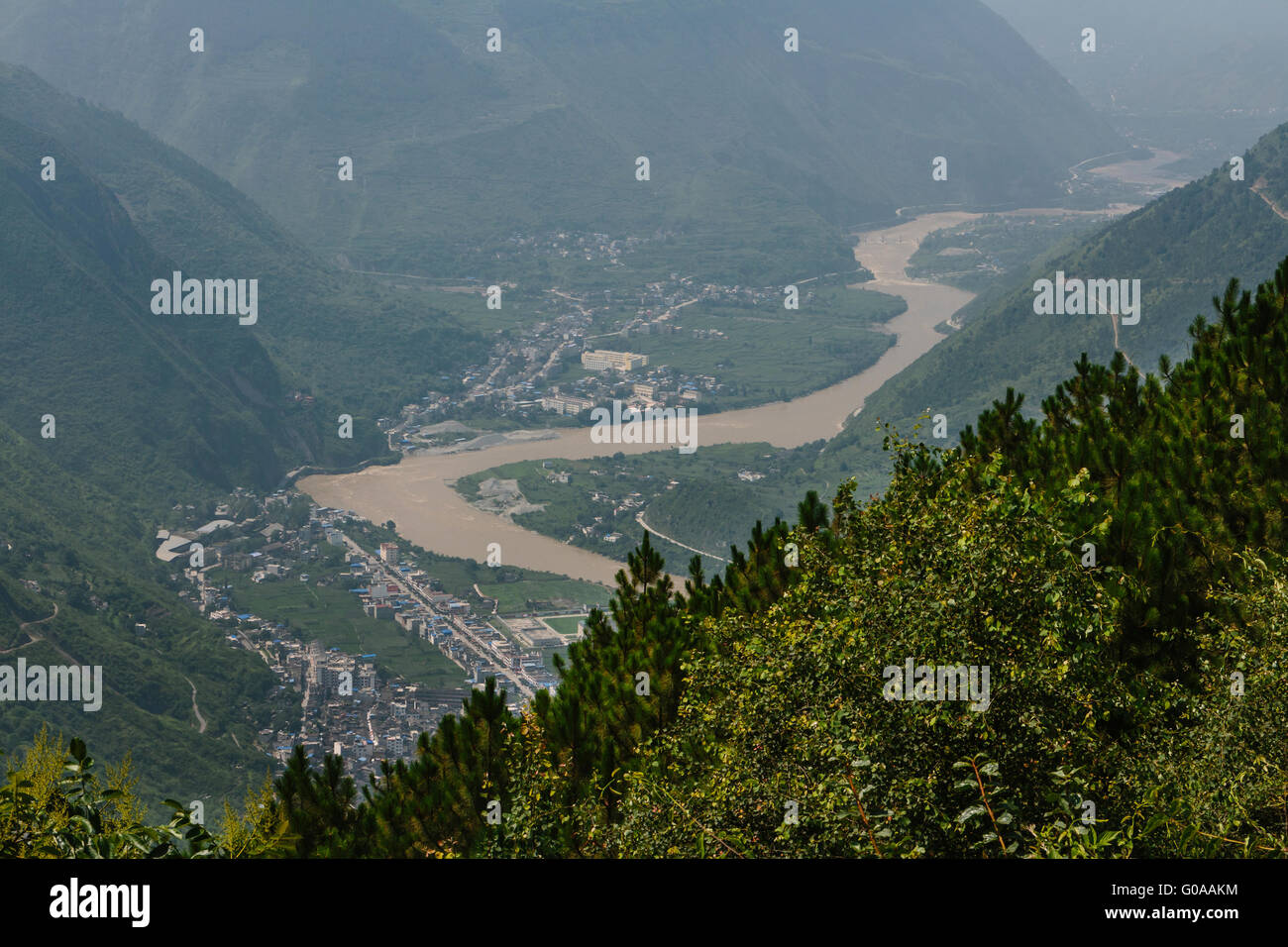 Ya'an, Sichuan province, China - Beautiful landscape at Erlang Mountain ...
