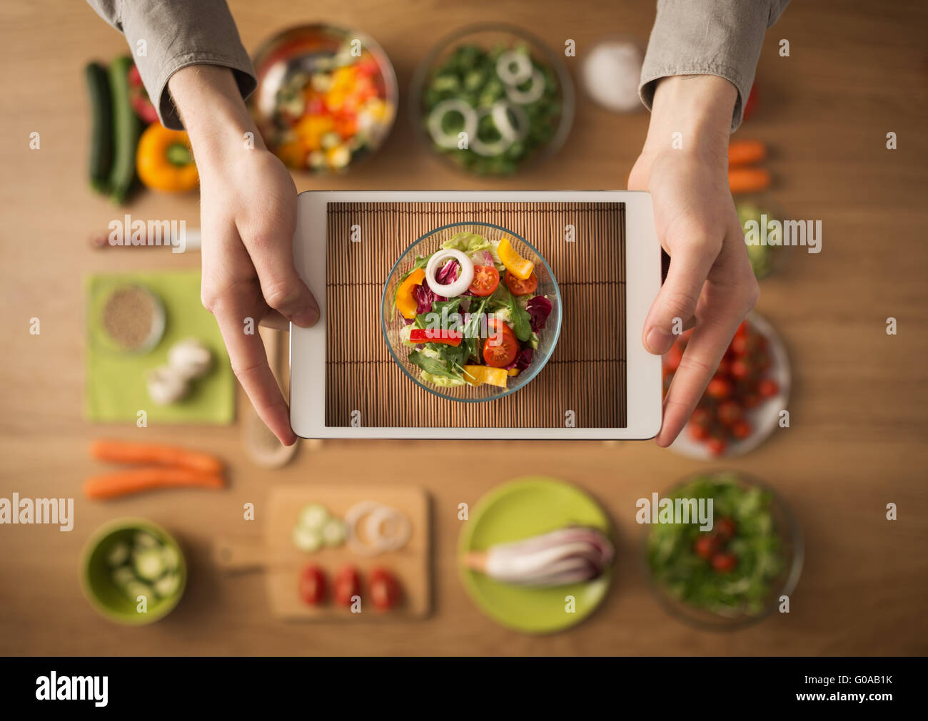 Restaurant kitchen display screen hi-res stock photography and images ...