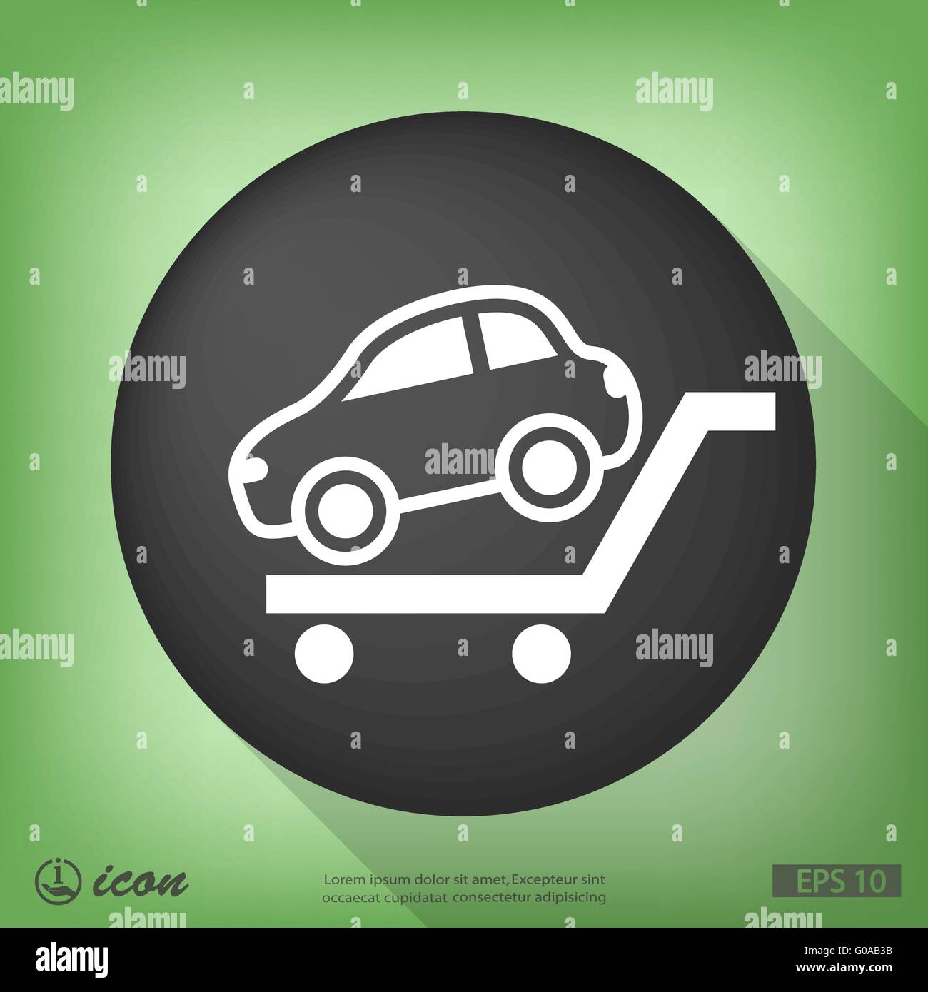 Pictograph of car Stock Vector Image & Art - Alamy