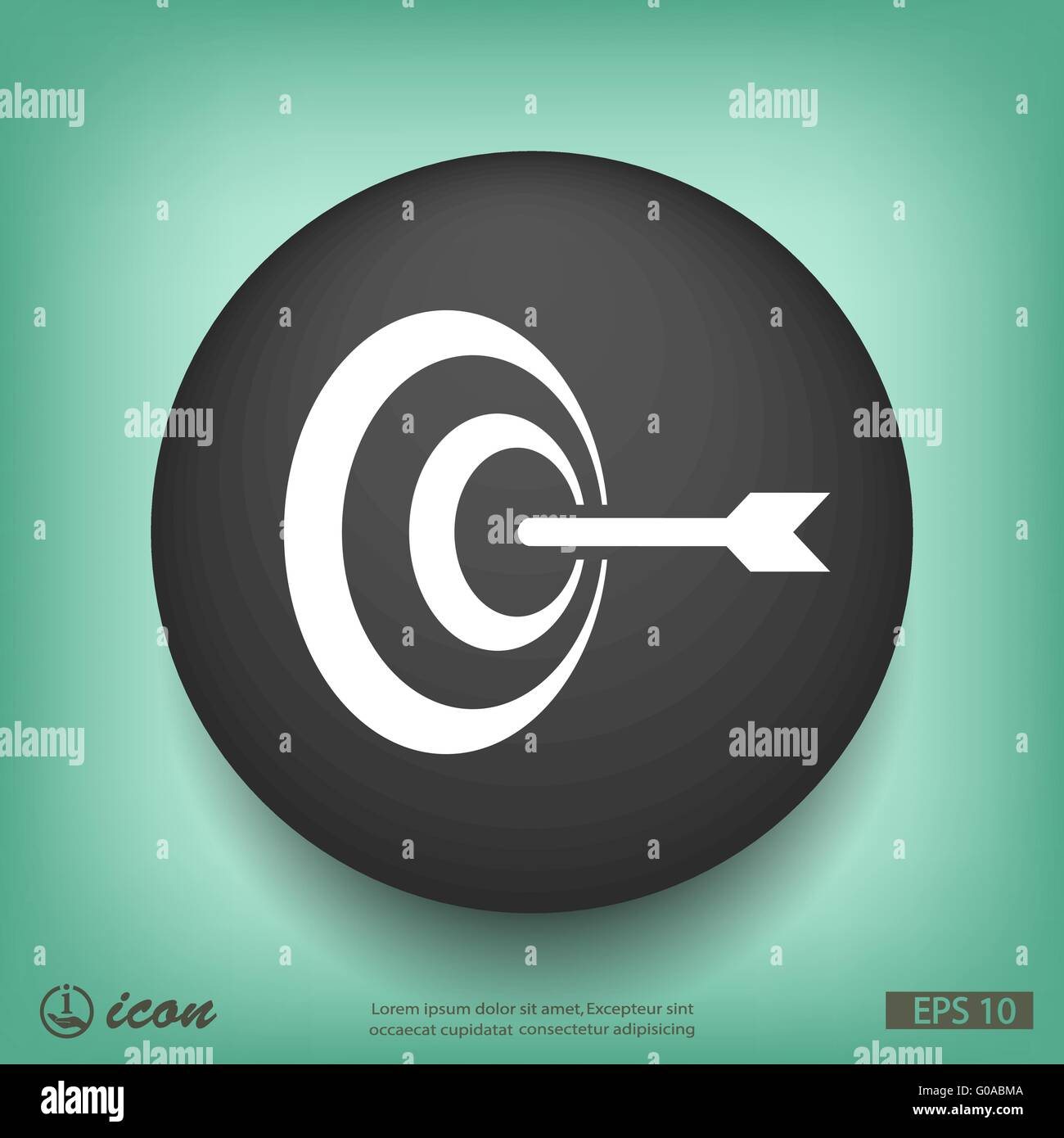 Pictograph of target Stock Vector Image & Art - Alamy