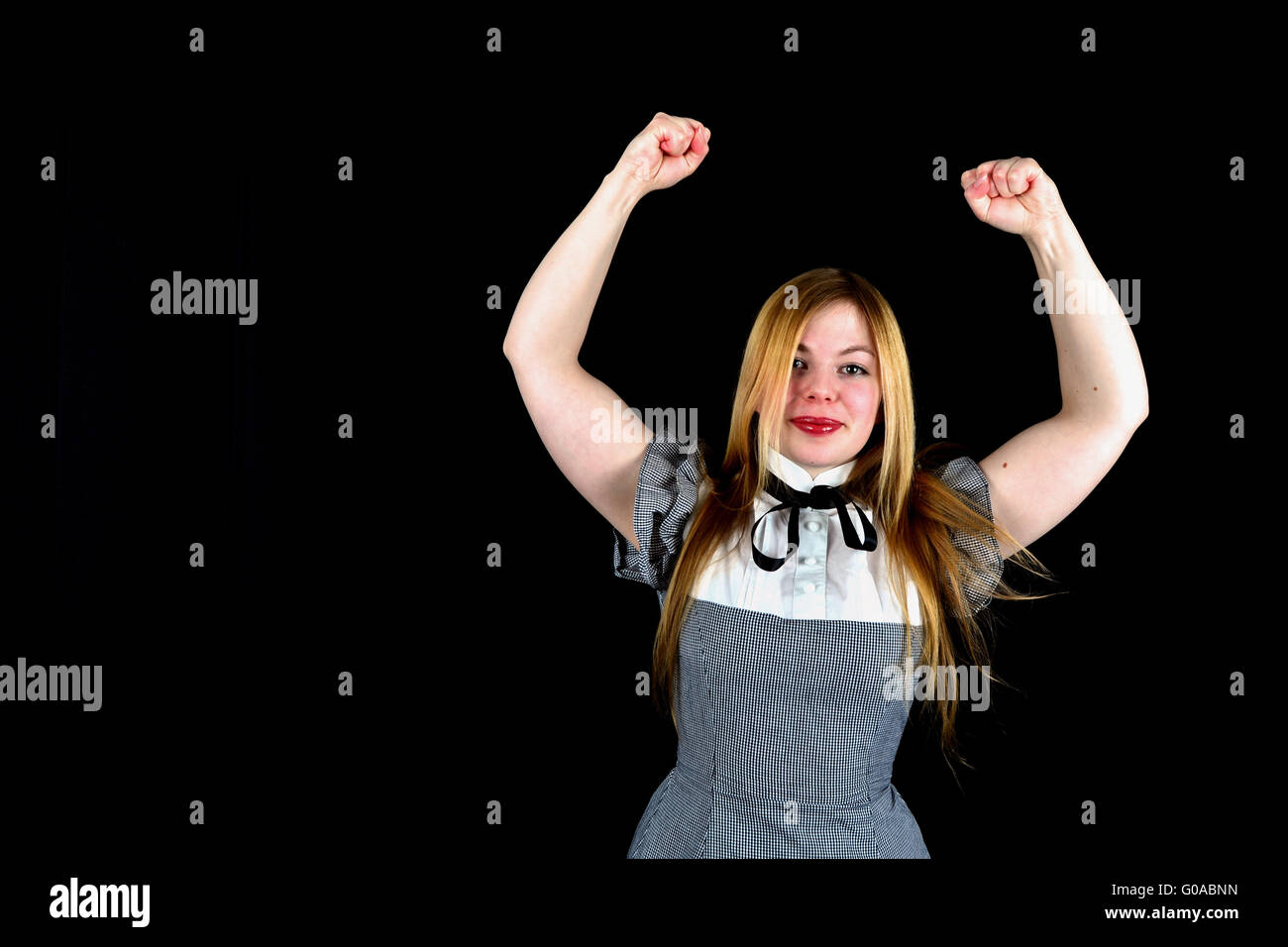 Victory pose hi-res stock photography and images - Alamy